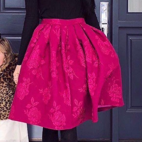 Rachel Parcell | Skirts | Rachel Parcell Garden Plum Skirt | Poshmark